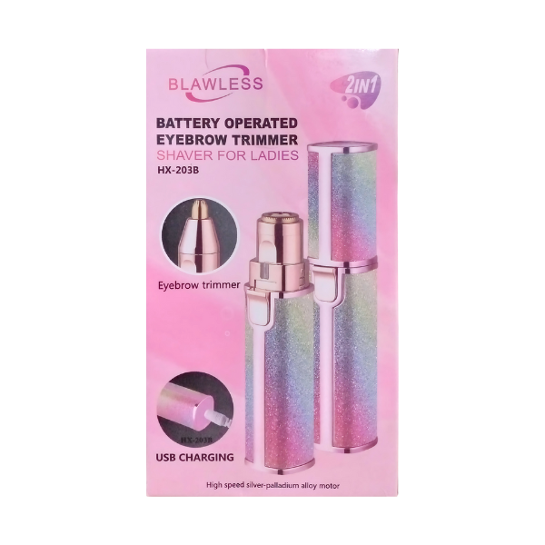 Blawless Eyebrow Trimmer And Shaver For Ladies HX-203B – Nazar Jan's ...