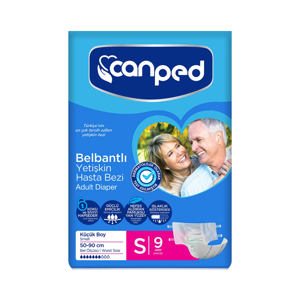Buy Canped Adult Diapers Small 10pcs - Adult Diapers – Nazar Jan's ...