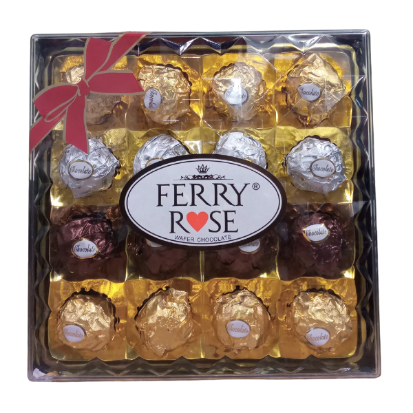 Shop Ferry Rose Multi Color Wafer Chocolate Box 16Pcs 200Gm – Nazar Jan ...