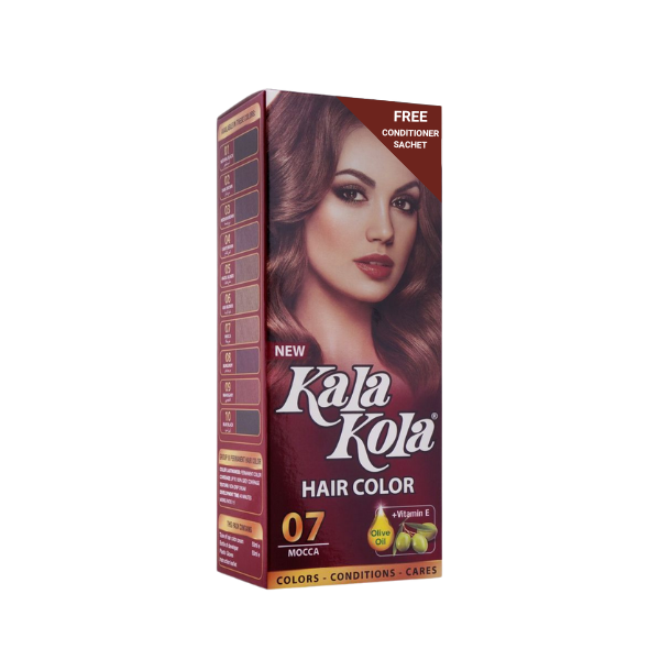 Kala Kola Hair Color 07 Mocca With Free Conditioner Sachet – Nazar Jan ...
