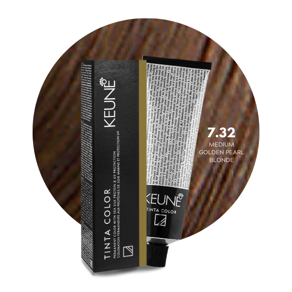 Keune Tinta Hair Color 7.32 Medium Golden Pearl Blonde 60ml – Nazar Jan ...