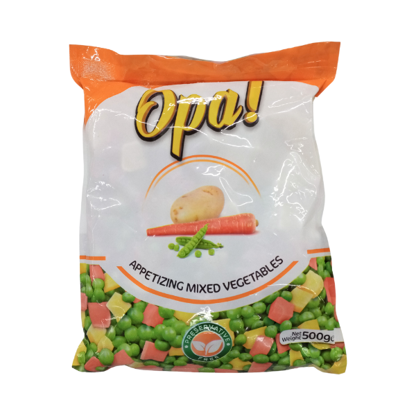 Buy Opa Appetizing Mixed Frozen Vegetables 500Gm – Nazar Jan's Supermarket