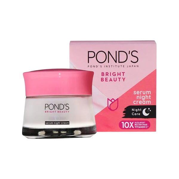 Buy Ponds Bright Beauty Serum Night Cream 50g - Ponds Cream – Nazar Jan ...