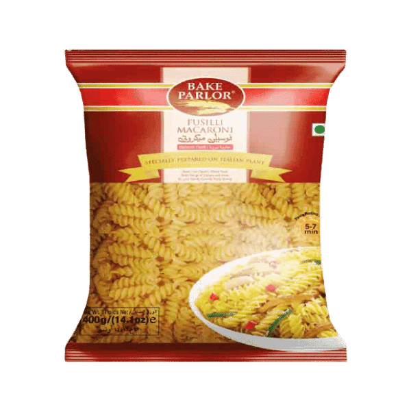 BAKE PARLOR FUSILLI MACARONI 400GM – Nazar Jan's Supermarket