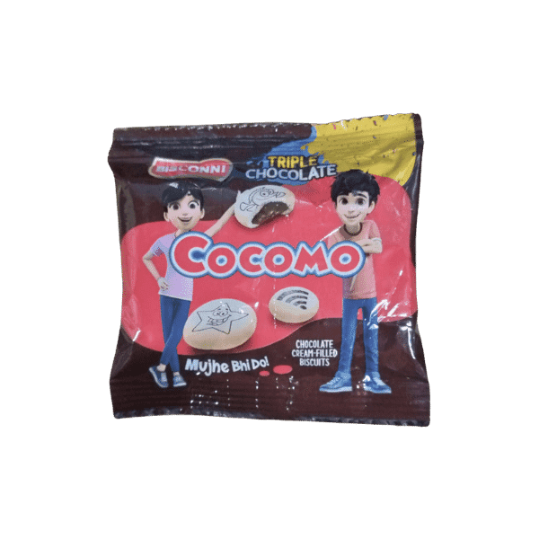 BISCONNI COCOMO TRIPLE CHOCOLATE CREAM FILLED BISCUITS 11.0G – Nazar ...