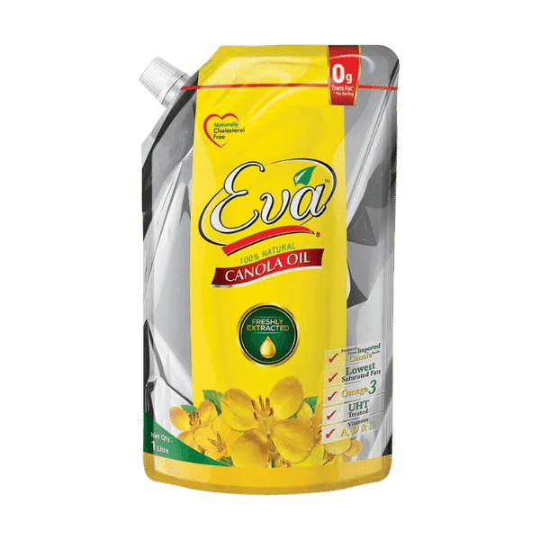 EVA CANOLA OIL 1LTR POUCH – Nazar Jan's Supermarket
