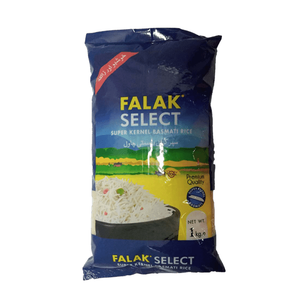 FALAK SELECT SUPER KERNEL BASMATI RICE 1KG – Nazar Jan's Supermarket