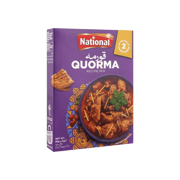 NATIONAL QUORMA RECIPE MIX 86GM – Nazar Jan's Supermarket