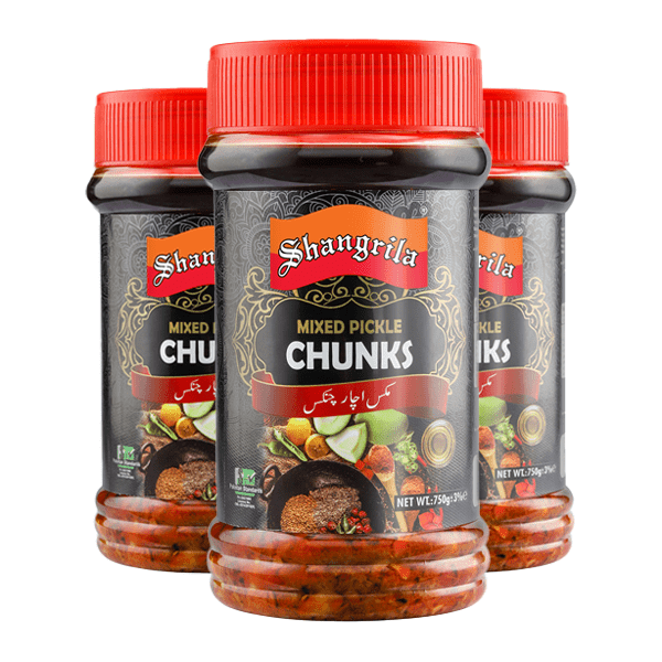 SHANGRILA CHUNKS MIXED PICKLE 750GM – Nazar Jan's Supermarket