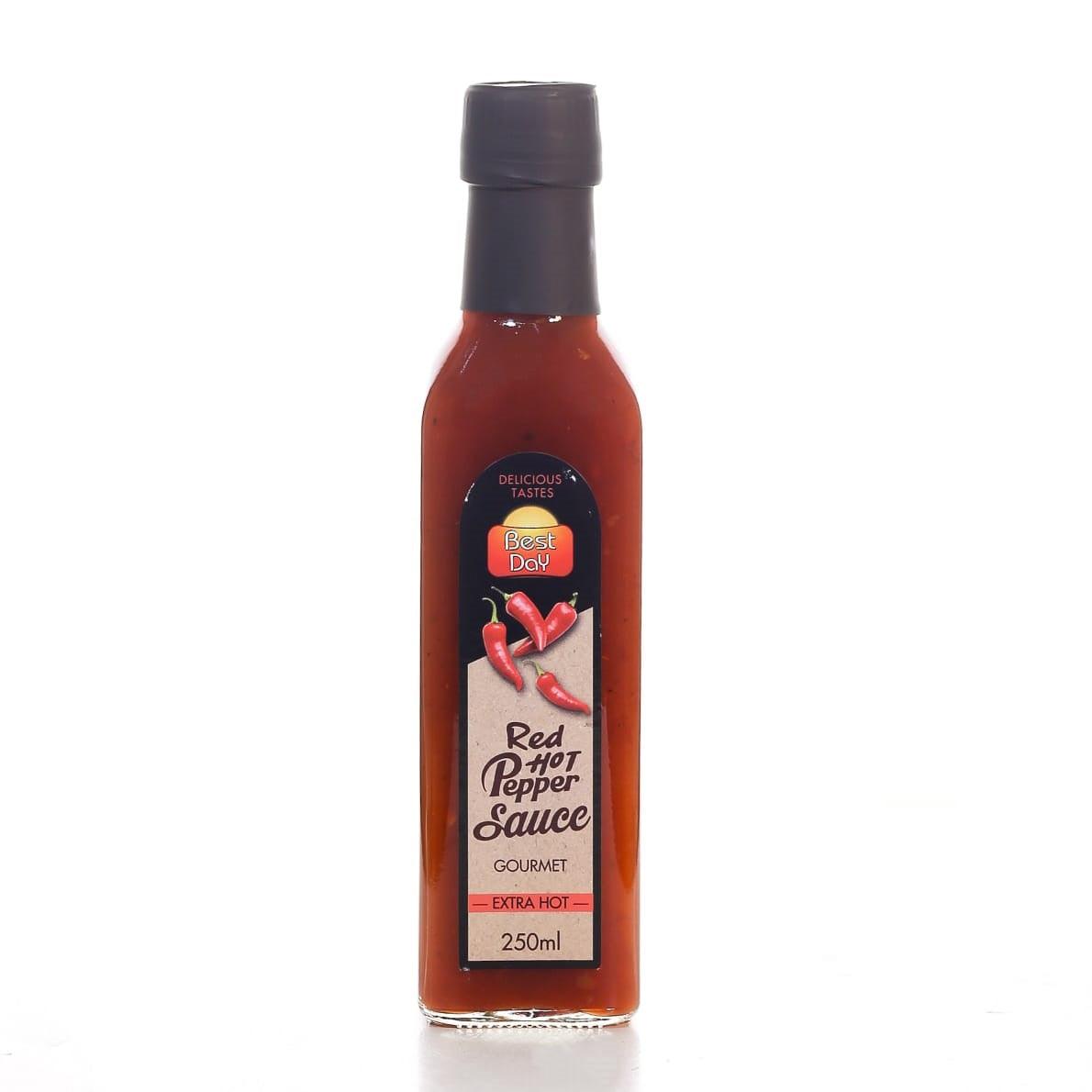 BEST DAY RED HOT PEPPER SAUCE GOURMET 250ML – Nazar Jan's Supermarket