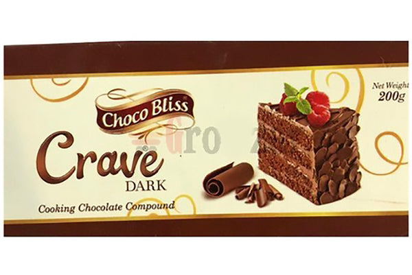 CHOCO BLISS CRAVE CHOCOLATE COMPOUND 200GM – Nazar Jan's Supermarket