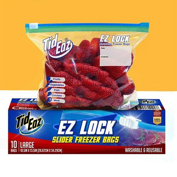 TID EAZ LOCK SLIDER FREEZER BAGS 10BAG – Nazar Jan's Supermarket