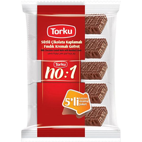 TORKU NO.1 MILK CHOCOLATE COATED WAFER WITH HAZELNUT CREAM 175GM ...